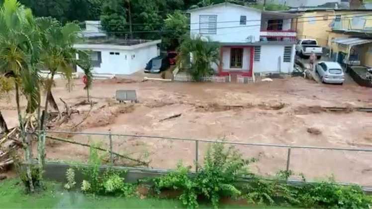 Daños de la tormenta tropical Isaias en Puerto Rico