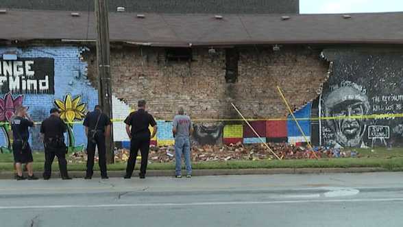 Artist of Ohio George Floyd mural reportedly struck by lightning raises ...
