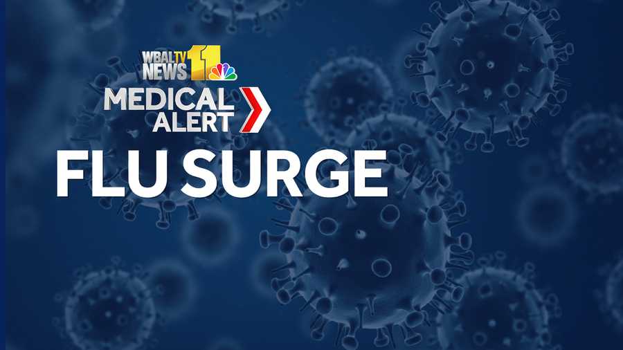 Flu cases surge in Maryland, hospital ERs overwhelmed