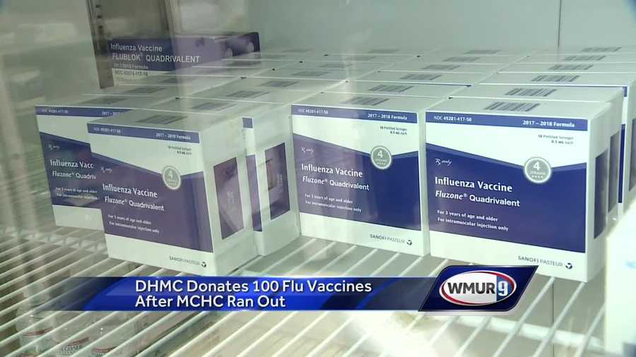 Hospital donates flu vaccines to Manchester health center