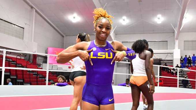 LSU track star Alia Armstrong named Louisiana’s top female amateur athlete