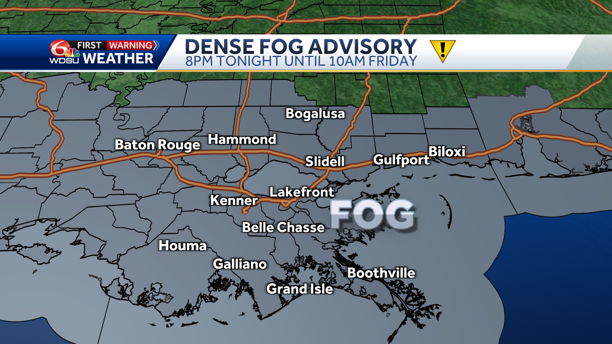 Super fog possible Friday morning