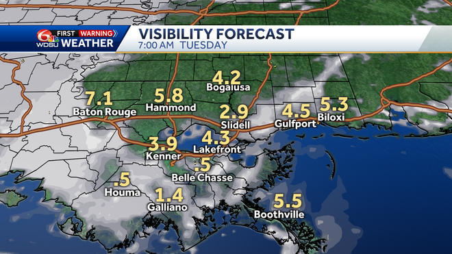 New Orleans Louisiana weather forecast high temp rain chances