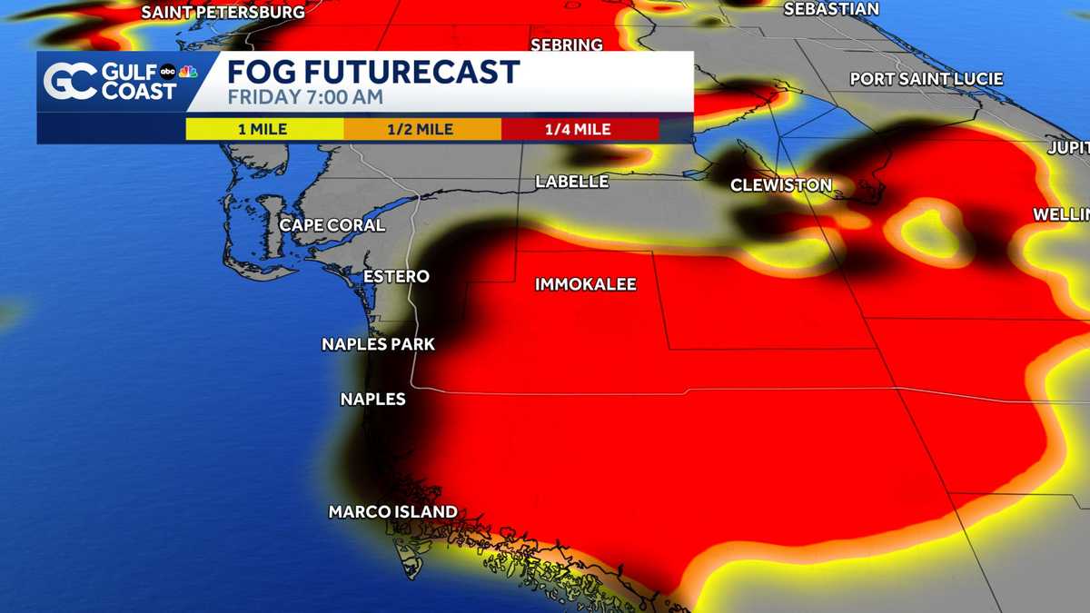 Dangerous 'super fog' could form early Friday near National Fire