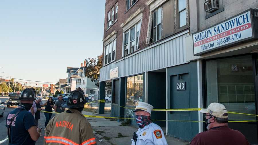 Nashua building department inspecting building after facade starts to ...