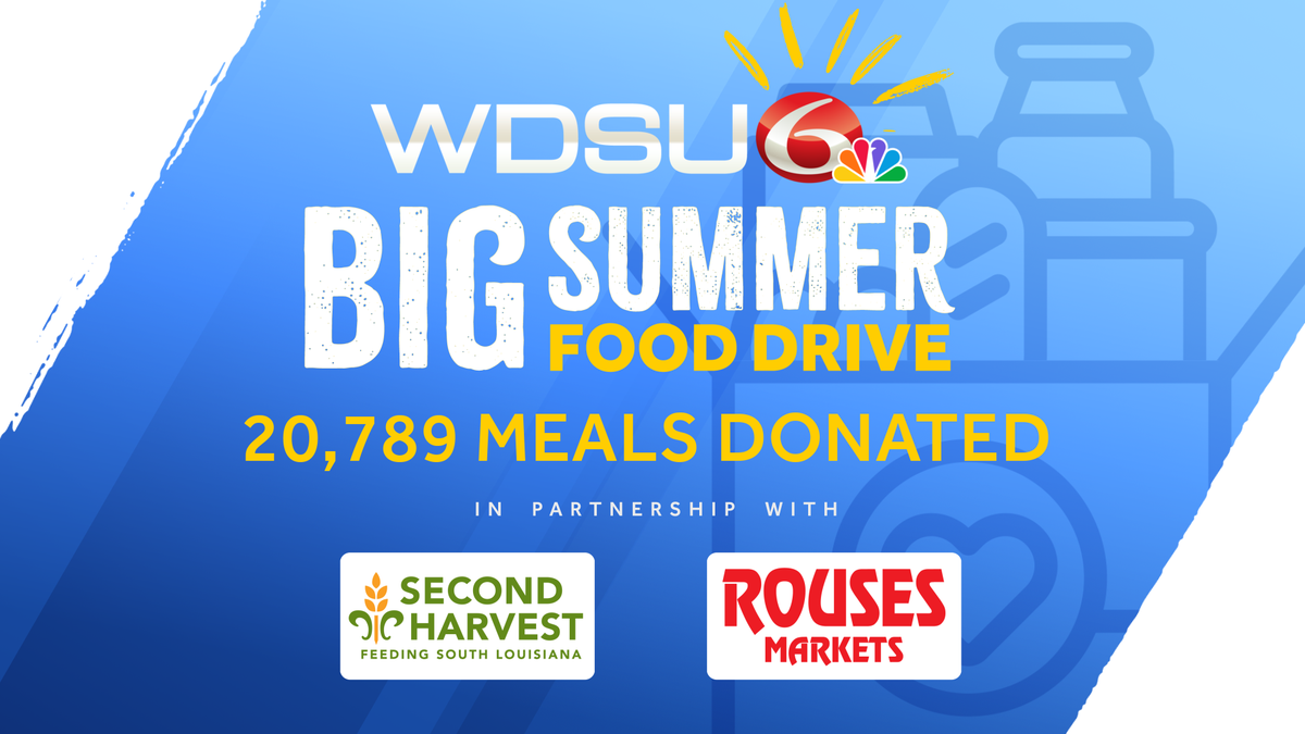 WDSU raises 20,789 meals for Summer Food Drive