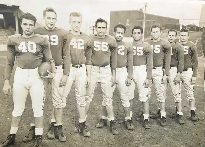Lifelong Creighton fan cheering on the Bluejays in March Madness