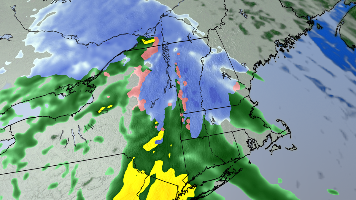 Increasing clouds Tuesday, snow arrives late
