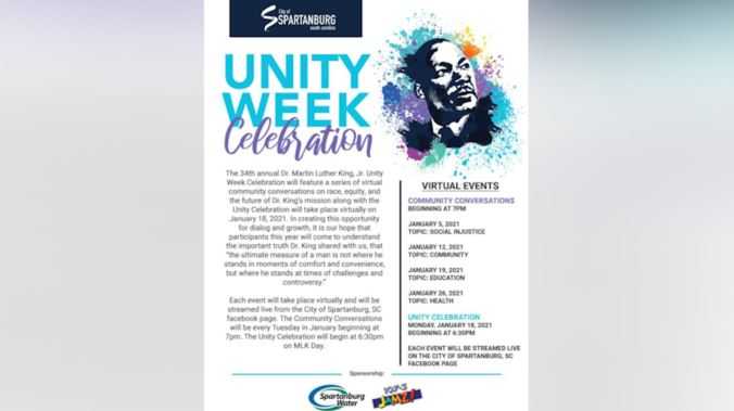 Spartanburg kicks off MLK Unity Celebration