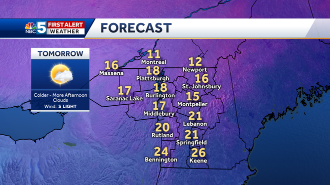 Frigid temperatures expected across region Thursday