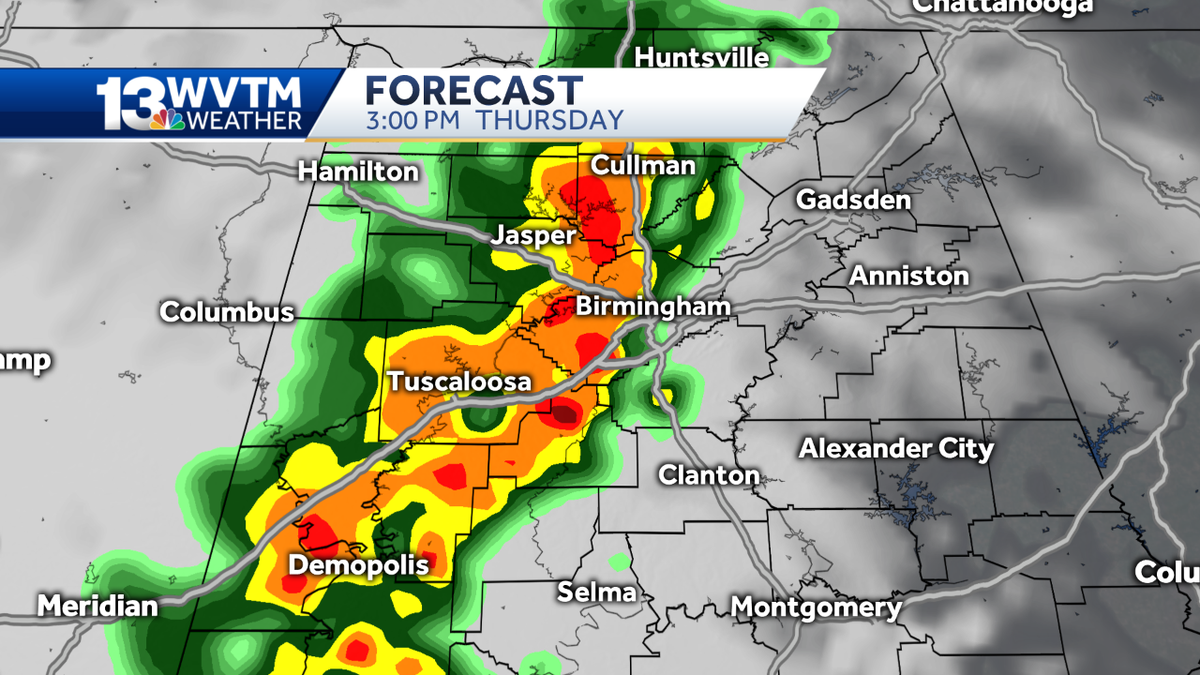 Many areas will be impacted by storms today, check out the timing in ...