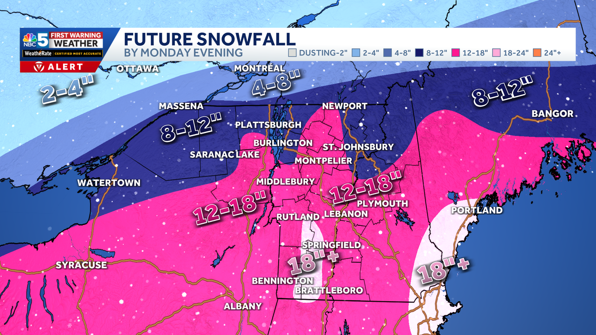 Snowstorm to bring significant, but powdery snow in Vermont, New York