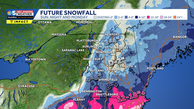 Blizzard of 2026 grazes Vermont with snow, wind Monday
