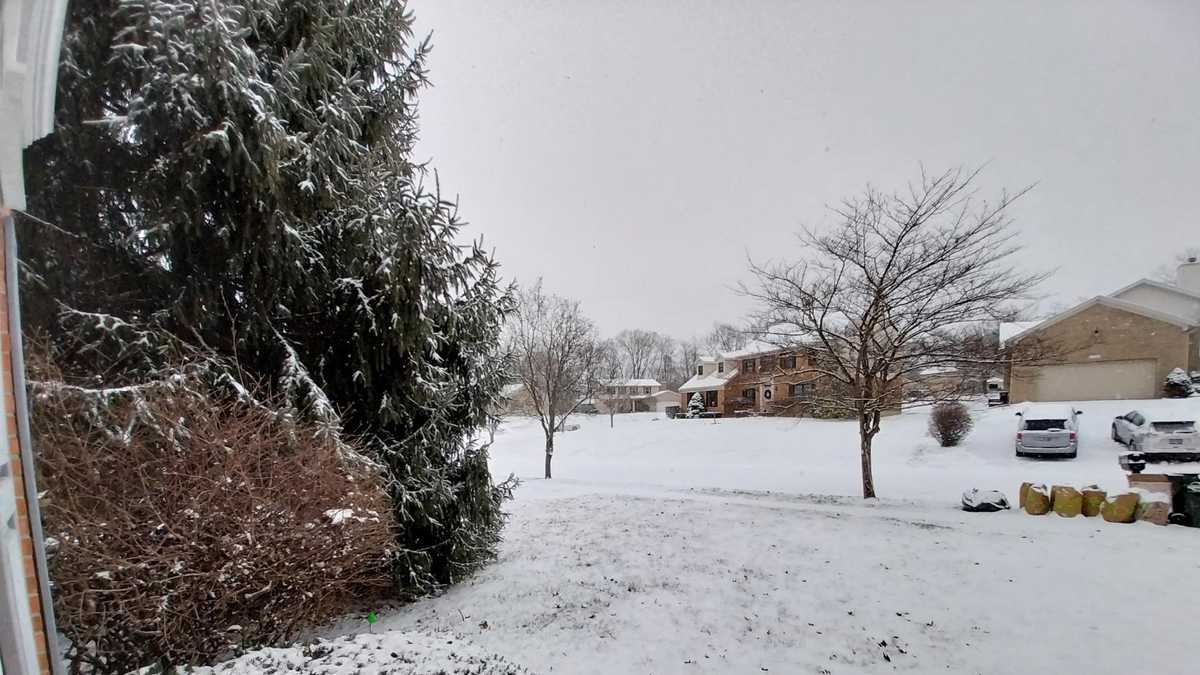 PHOTOS: Winter storm Blair leaves behind several inches of snow across ...