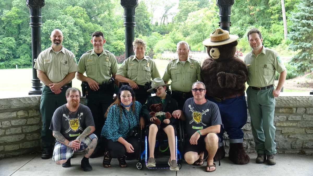 10-year-old boy fulfills his dream of becoming a forest ranger