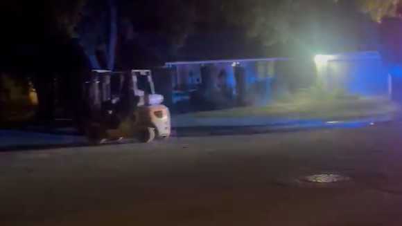 Sacramento Man Driving Forklift Arrested After Slow Speed Chase