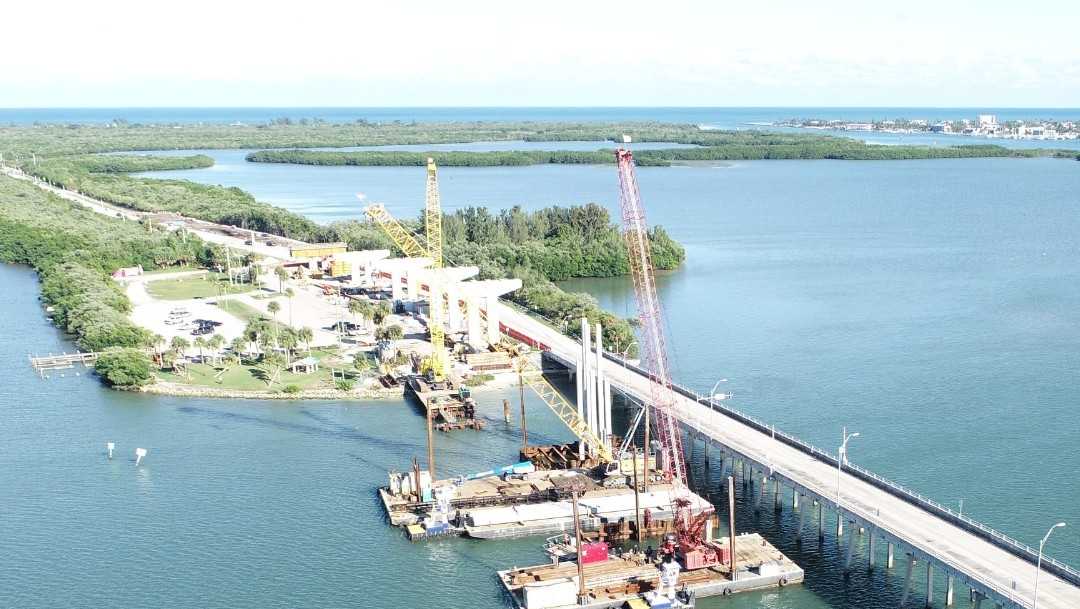 A1A North Causeway Bridge replacement 38% complete, making progress ...