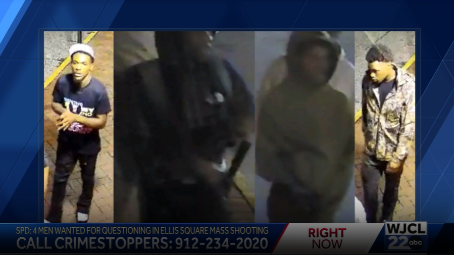 Savannah 4 Men Wanted For Questioning After Mass Shooting