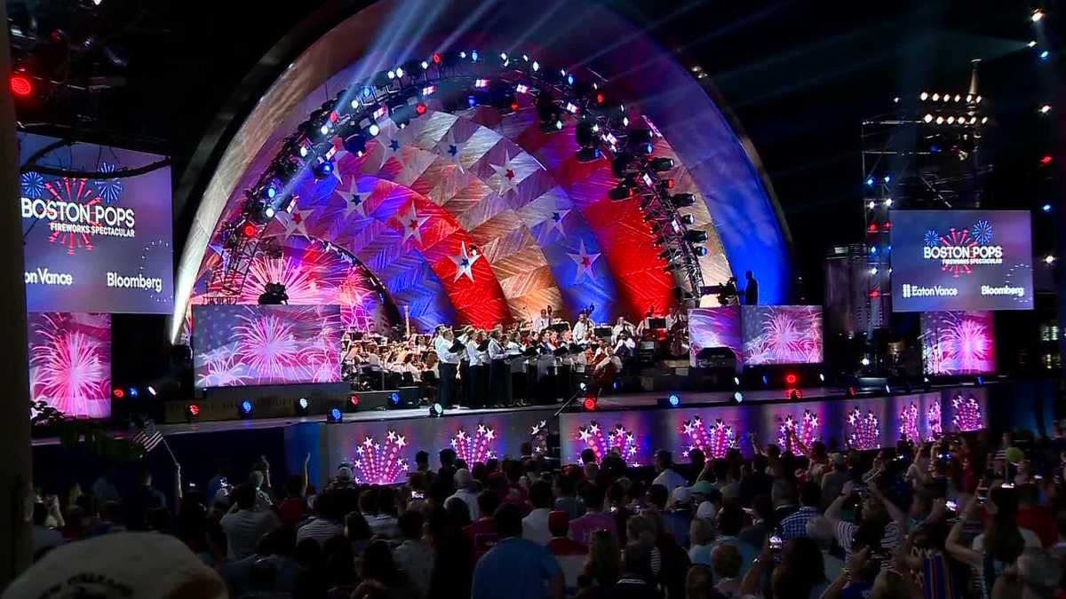 Thousands pack Esplanade for annual Boston Pops show