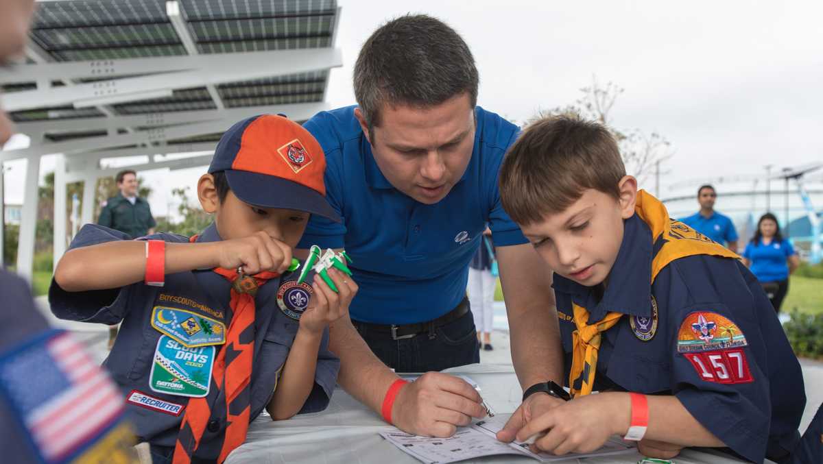 Cub Scouts earn Florida Power & Light Florida Solar Patch
