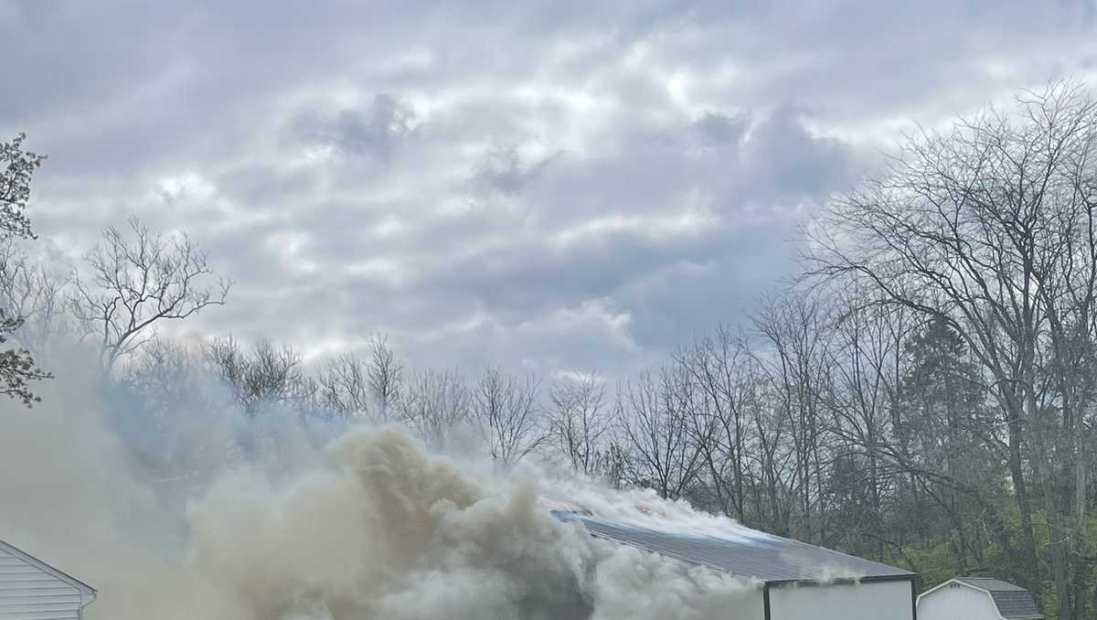 Police: Barn fire leads to road closures in Hamilton Township