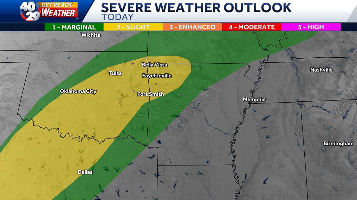 SEVERE DAY: Heavy rain could lead to flooding