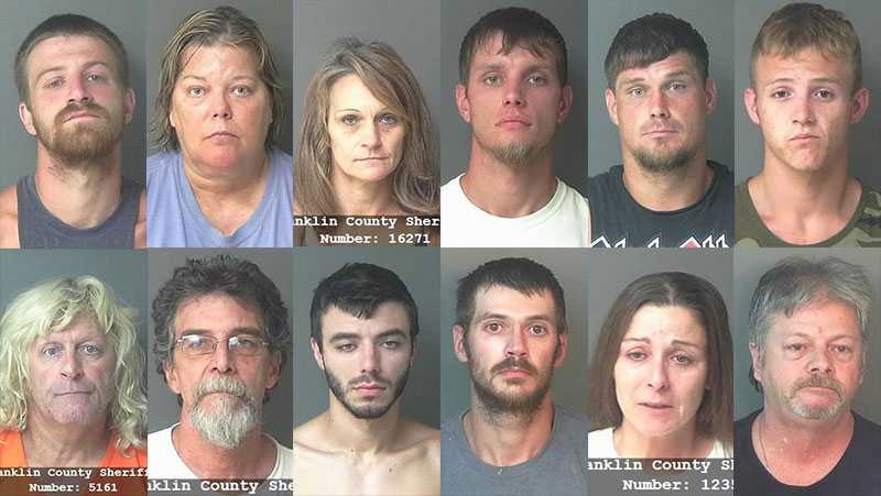 13 arrested, 4 homes raided in Indiana drug investigation