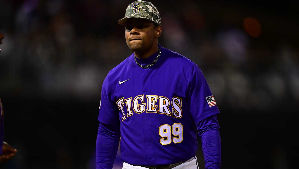 LSU pitchers MLB Draft Christian Little Justin Loer