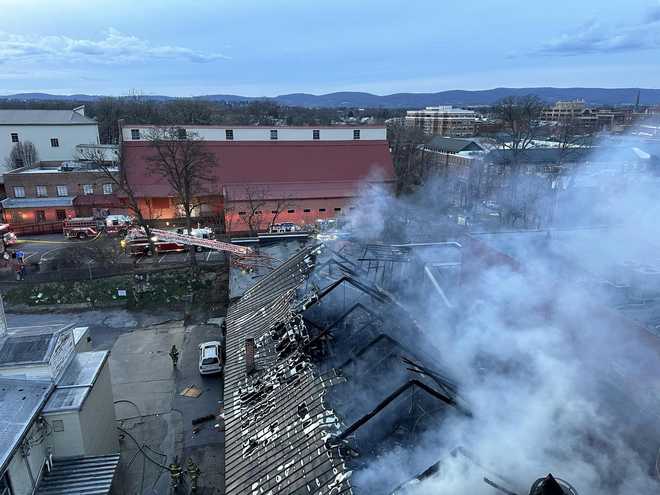 Power service disrupted in Frederick amid fire
