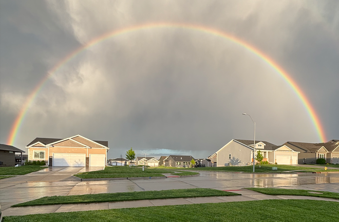Check out these photos of Iowa rainbows after Tuesday's storms
