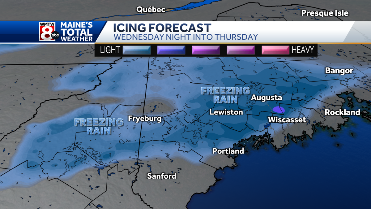 Watch out for ice: Rain and freezing rain this evening