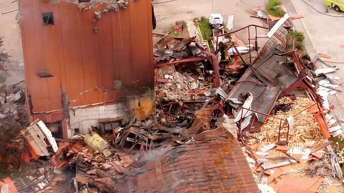 Deadly Fremont, NE plant explosion drone video