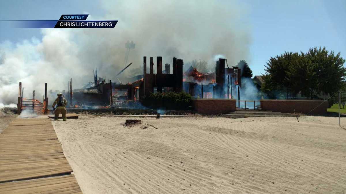 Lake home outside Fremont destroyed by fire