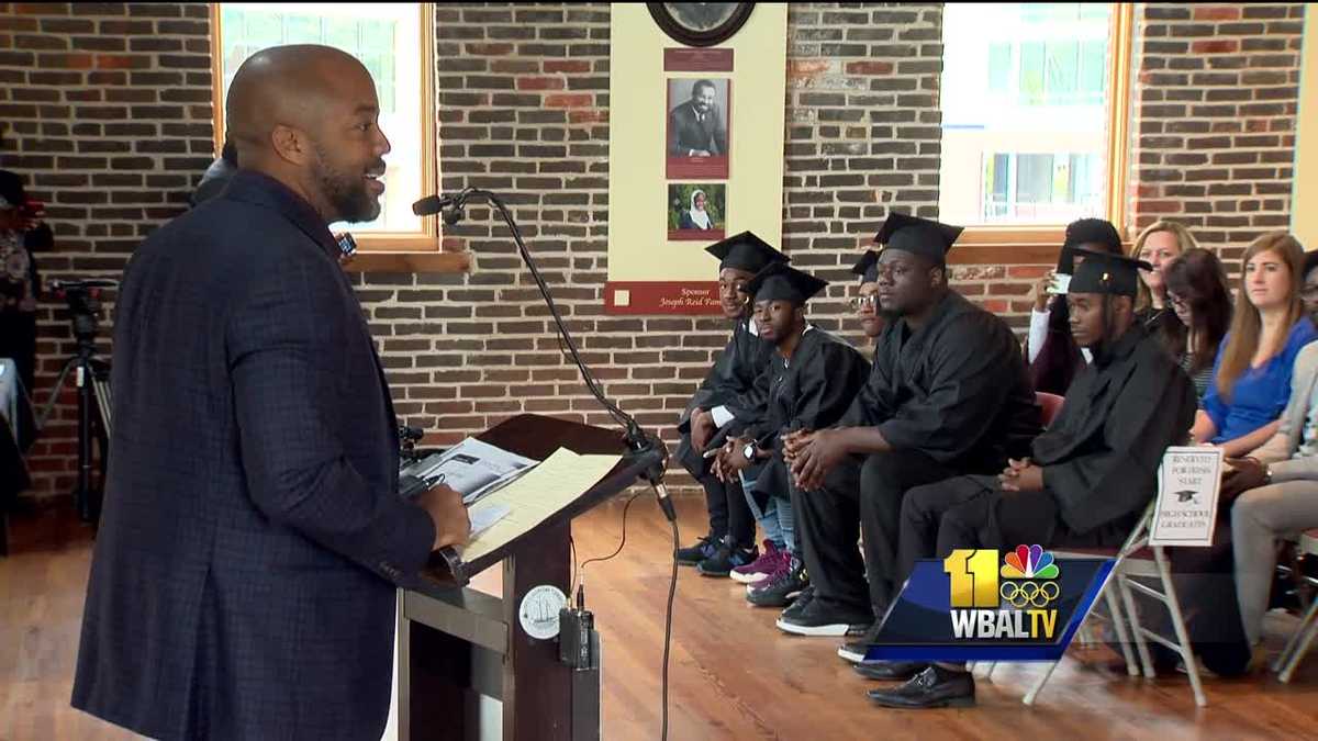 Half dozen Baltimore teens get "fresh start" on graduation day