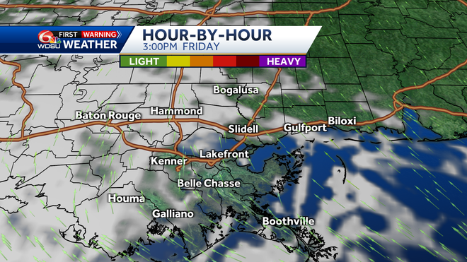 Weather forecast for New Orleans Jazz Fest Zurich Classic