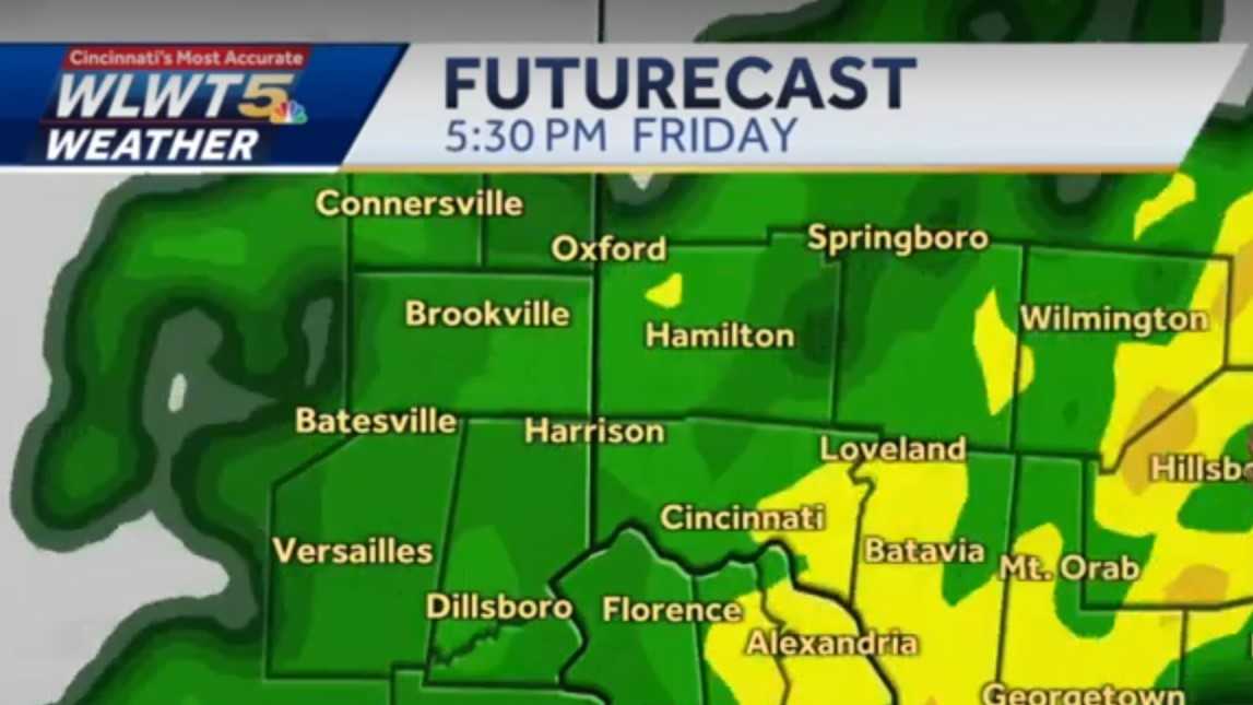 Friday weather planner: See when rain and cold temps arrive in the area