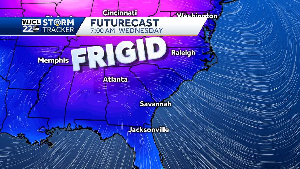 From cool to cold...frigid airmass looms