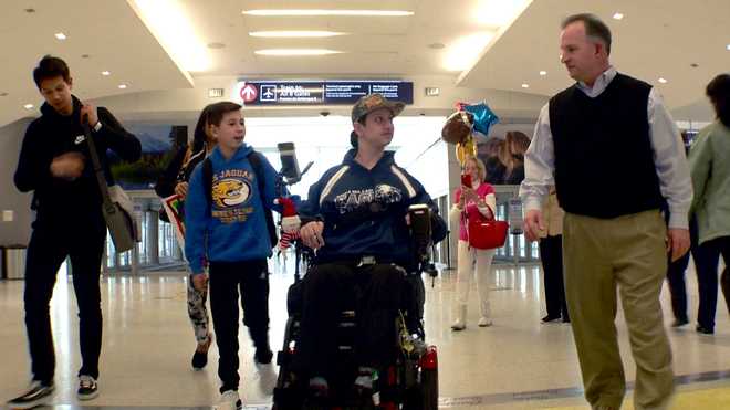 Folsom teen fights to walk again after spinal cord injury