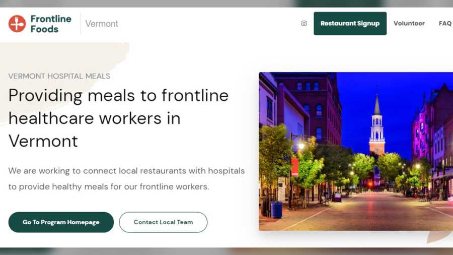 South Burlington residents launch program that pays restaurants to make meals for hospital workers