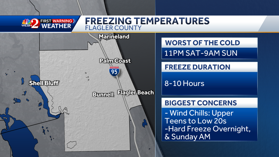 Florida freeze: Central Florida county-by-county impacts