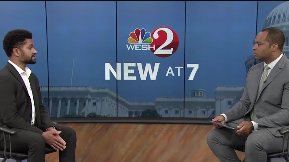 Congressman Maxwell Frost speaks with WESH 2 in interview