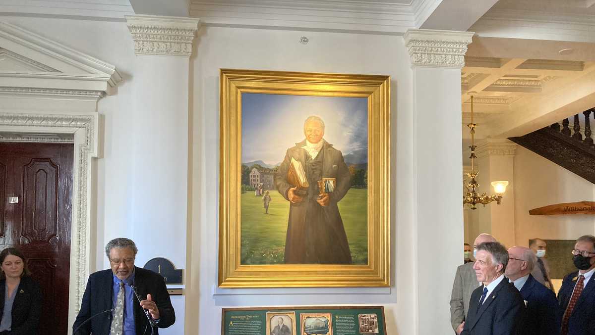 Portrait of Vermont's first African-American legislator displayed in ...