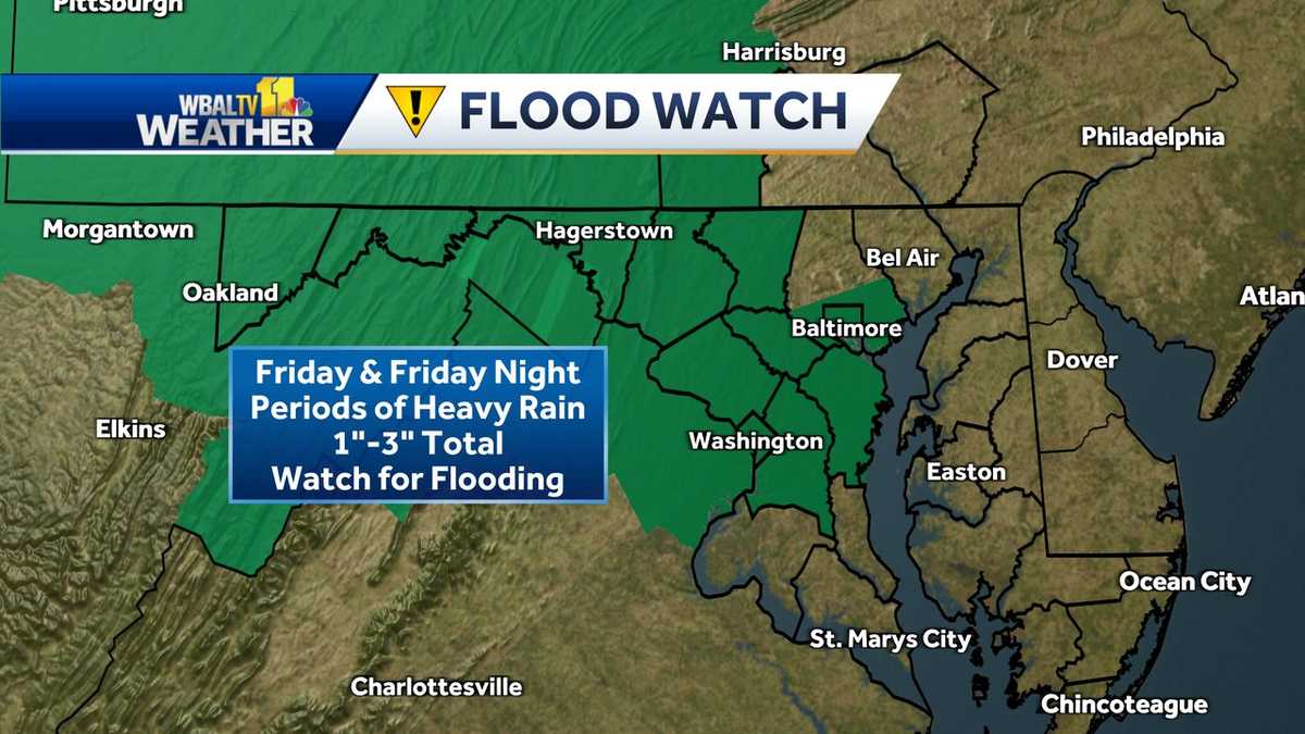 11 News Today: Flood Watch for Maryland; Stocks plummet, interest rates ...
