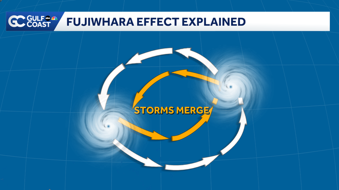 Dancing Hurricanes: What is the Fujiwhara effect?
