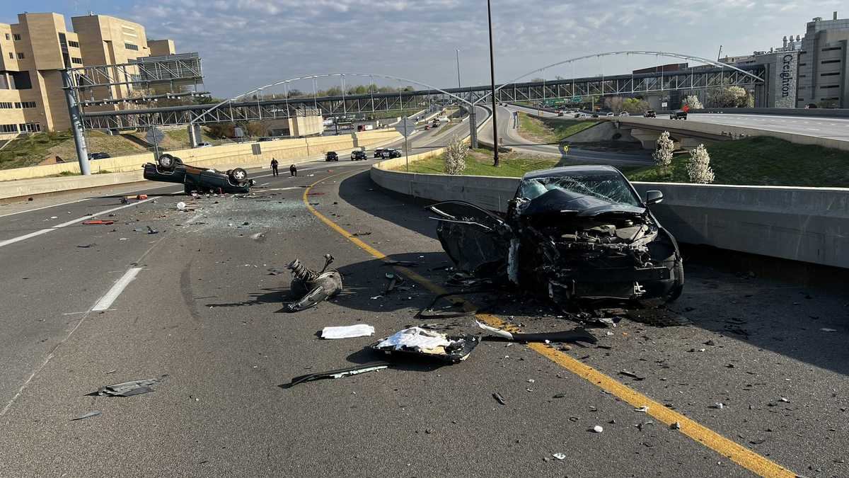 Crash on North Freeway causes major backups Tuesday morning
