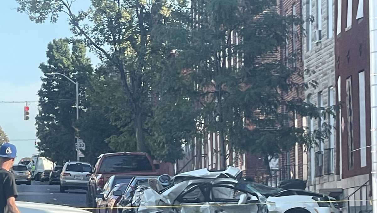 Woman involved in southwest Baltimore crash dies