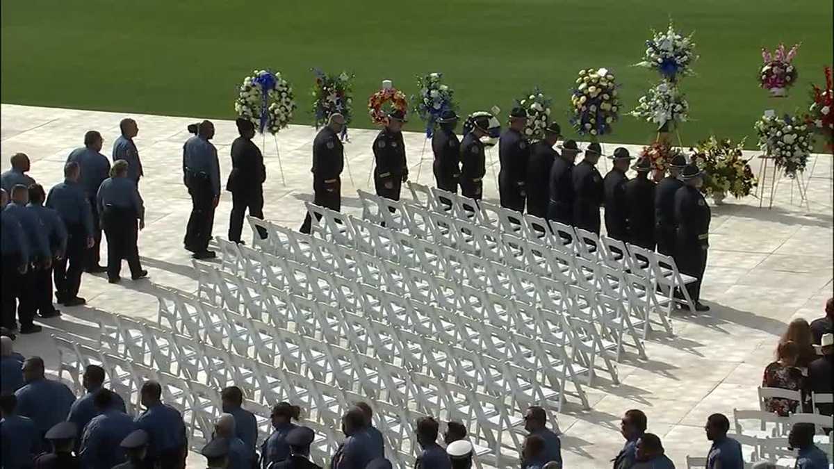 Images of funeral service for 2 deputies killed in the line of duty