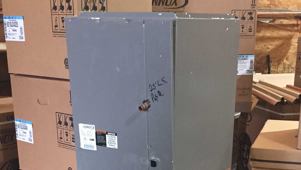 Law enforcement look for thieves ripping out furnaces from new homes
