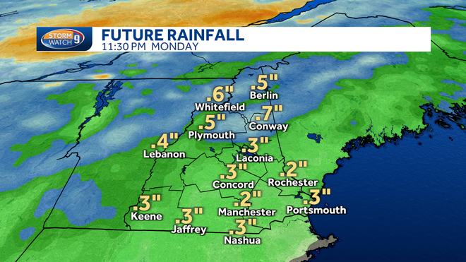 Next Storm Brings Gusty Wind, Rain to NH