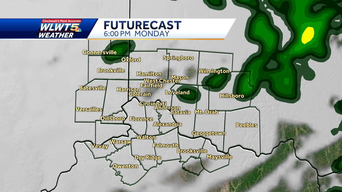 Hour by hour: Chance for severe weather across Cincinnati Monday